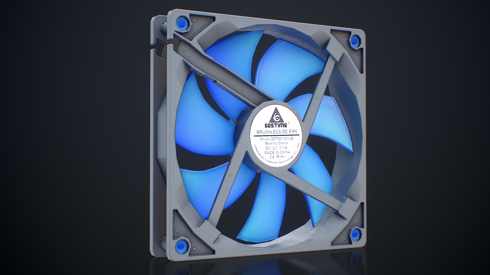 3D Desktop Computer Fan Lowpoly PBR - TurboSquid 2022239