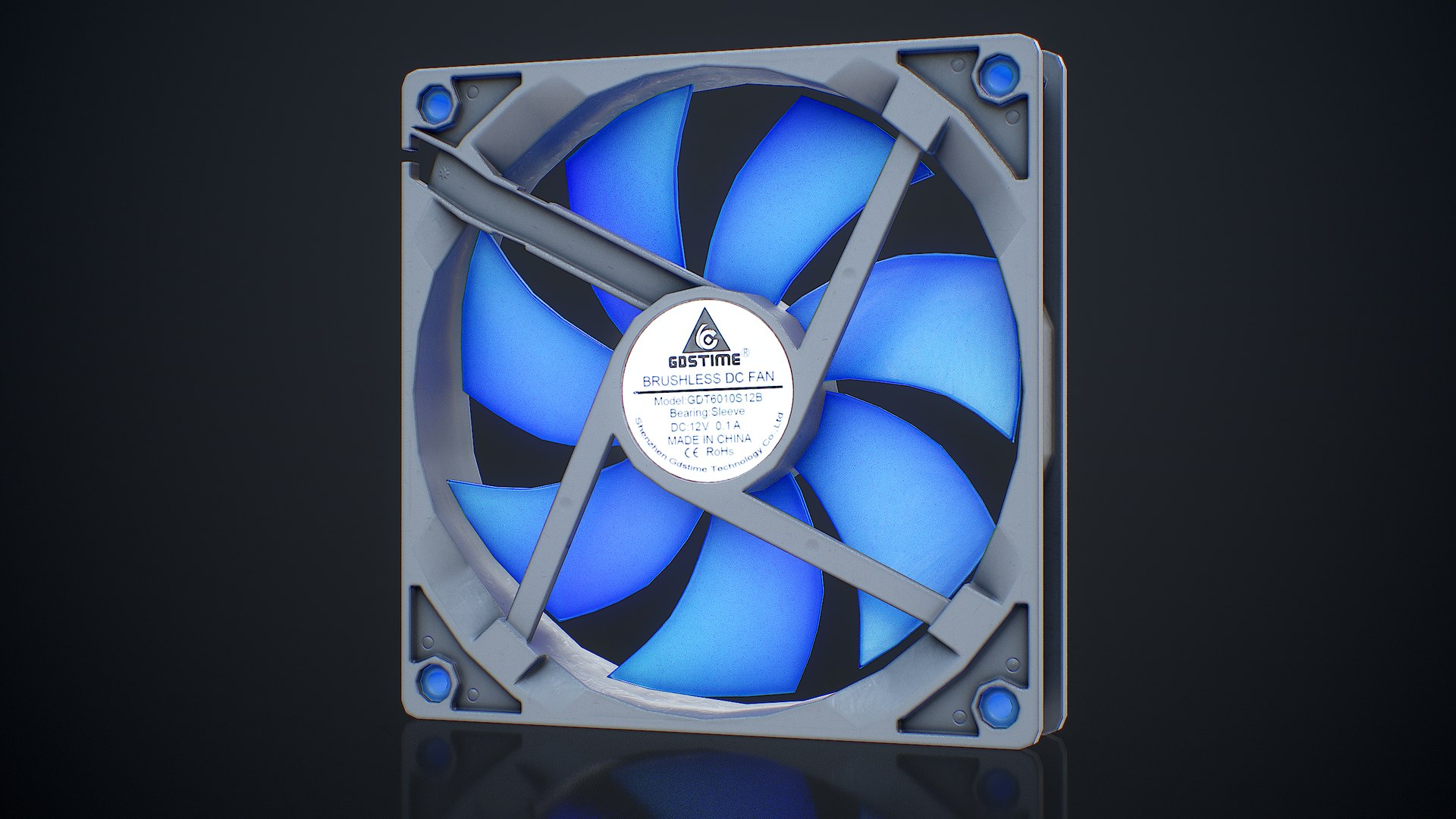 3D Desktop Computer Fan Lowpoly PBR - TurboSquid 2022239
