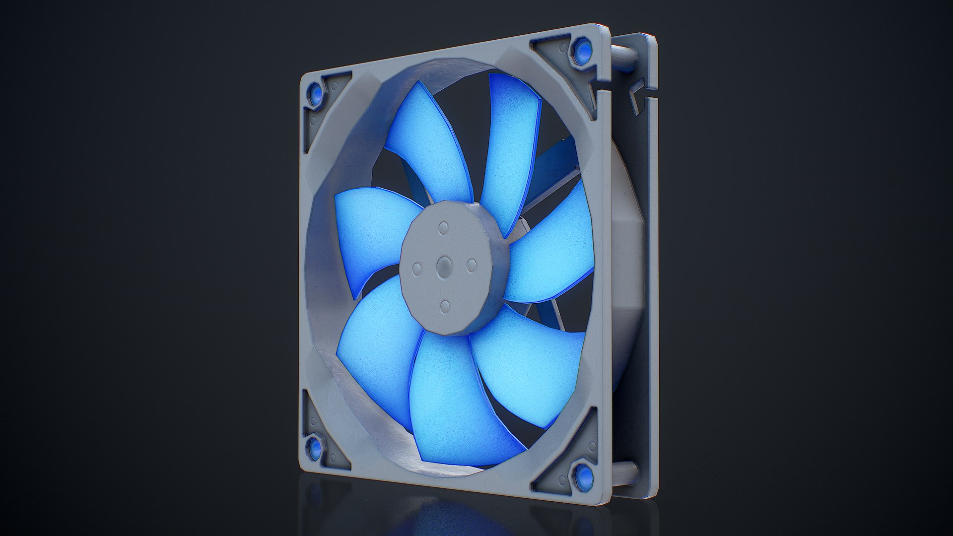 3D Desktop Computer Fan Lowpoly PBR - TurboSquid 2022239