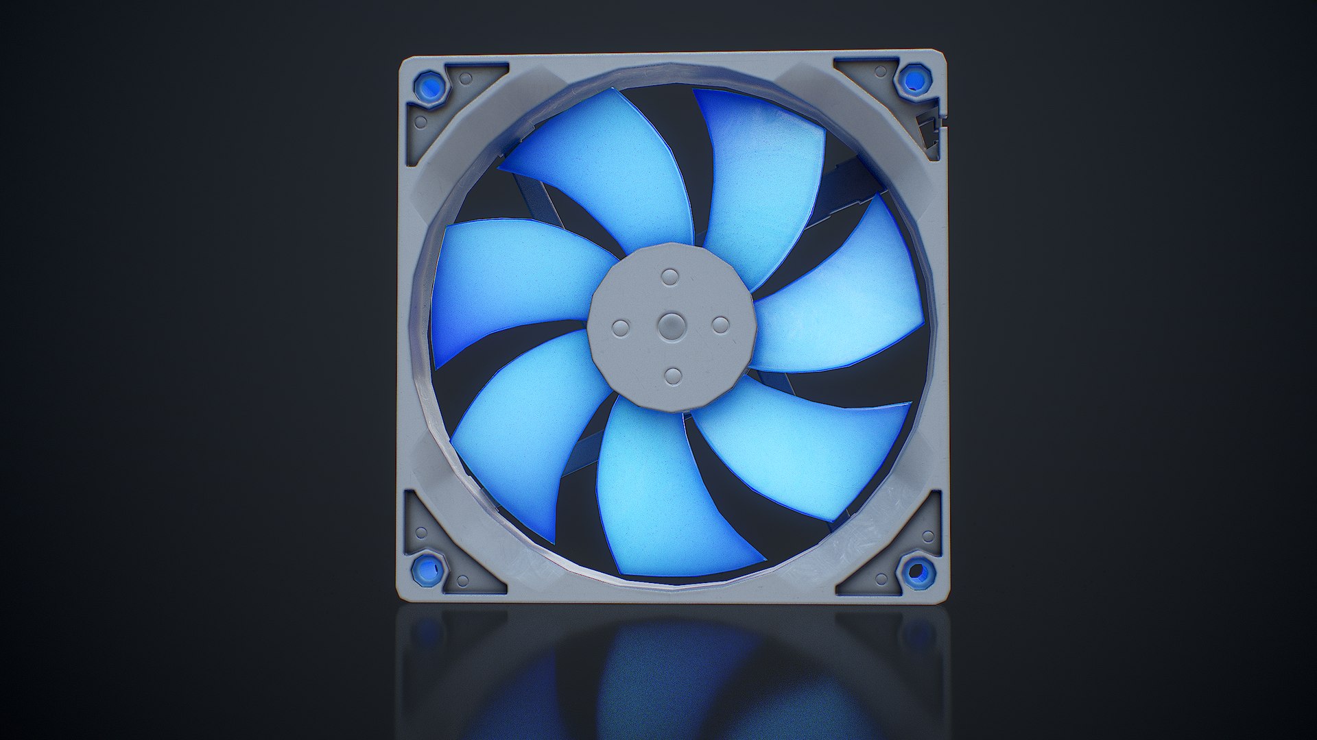 3D Desktop Computer Fan Lowpoly PBR - TurboSquid 2022239