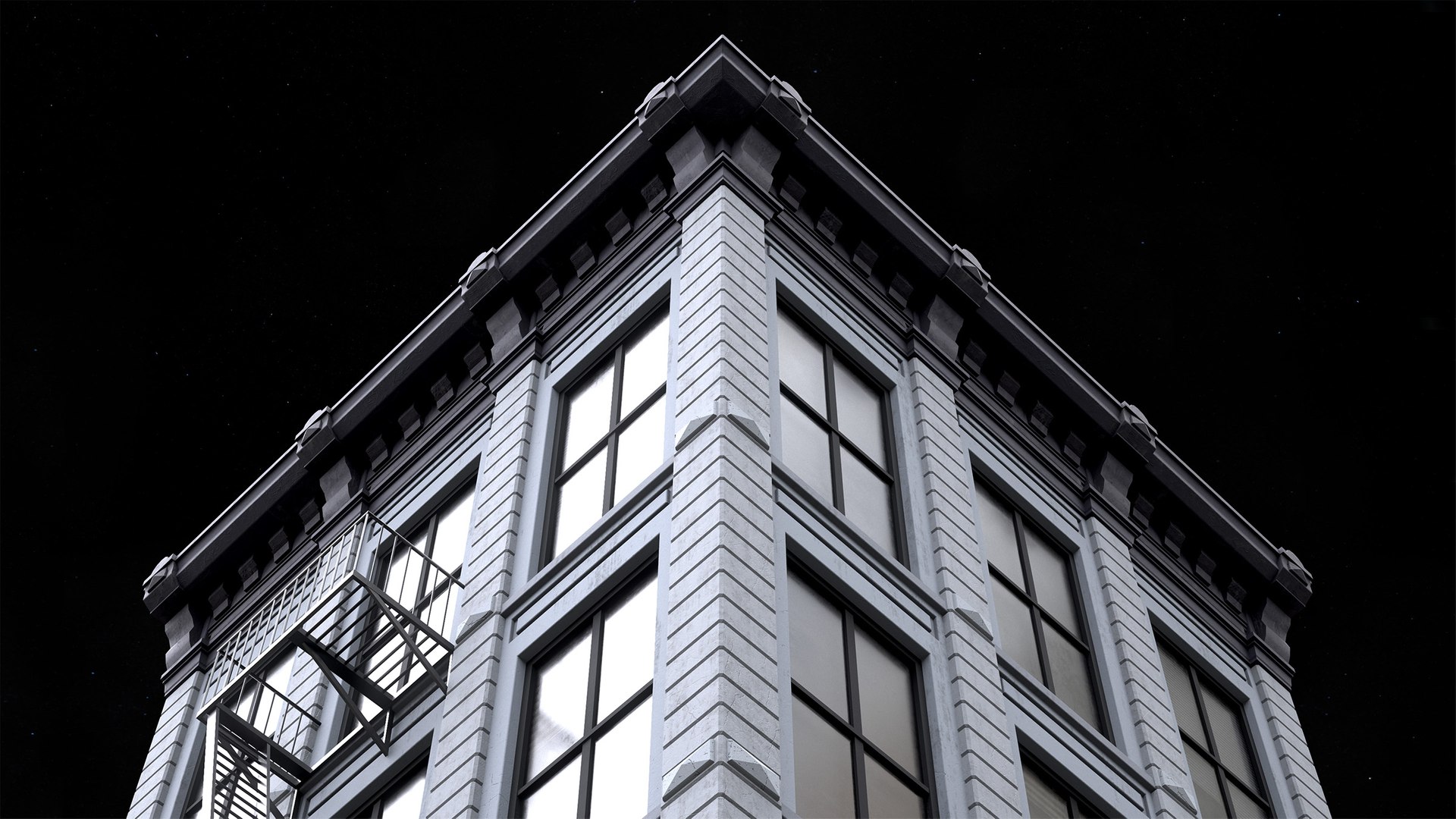 Tenement Building 3D Model - TurboSquid 2213243