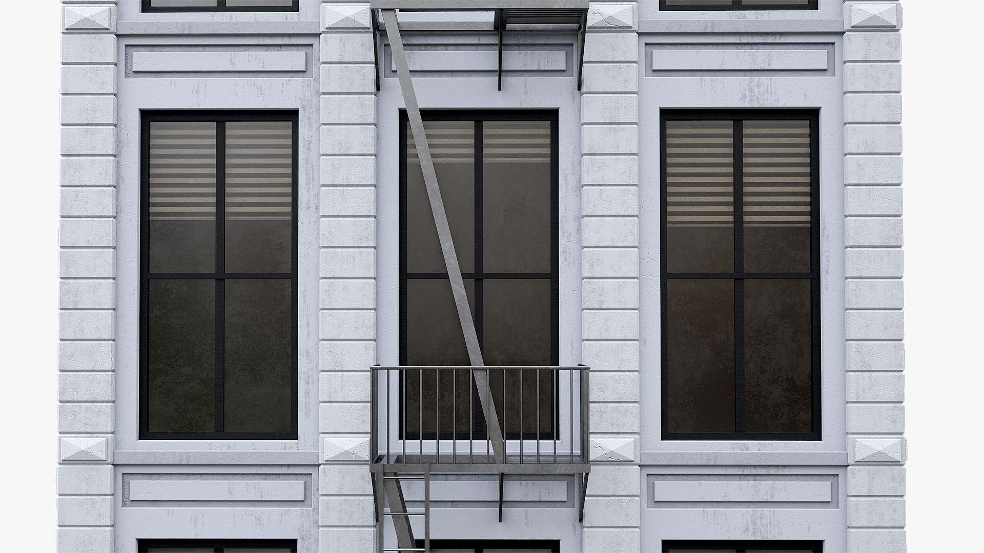 Tenement Building 3D Model - TurboSquid 2213243