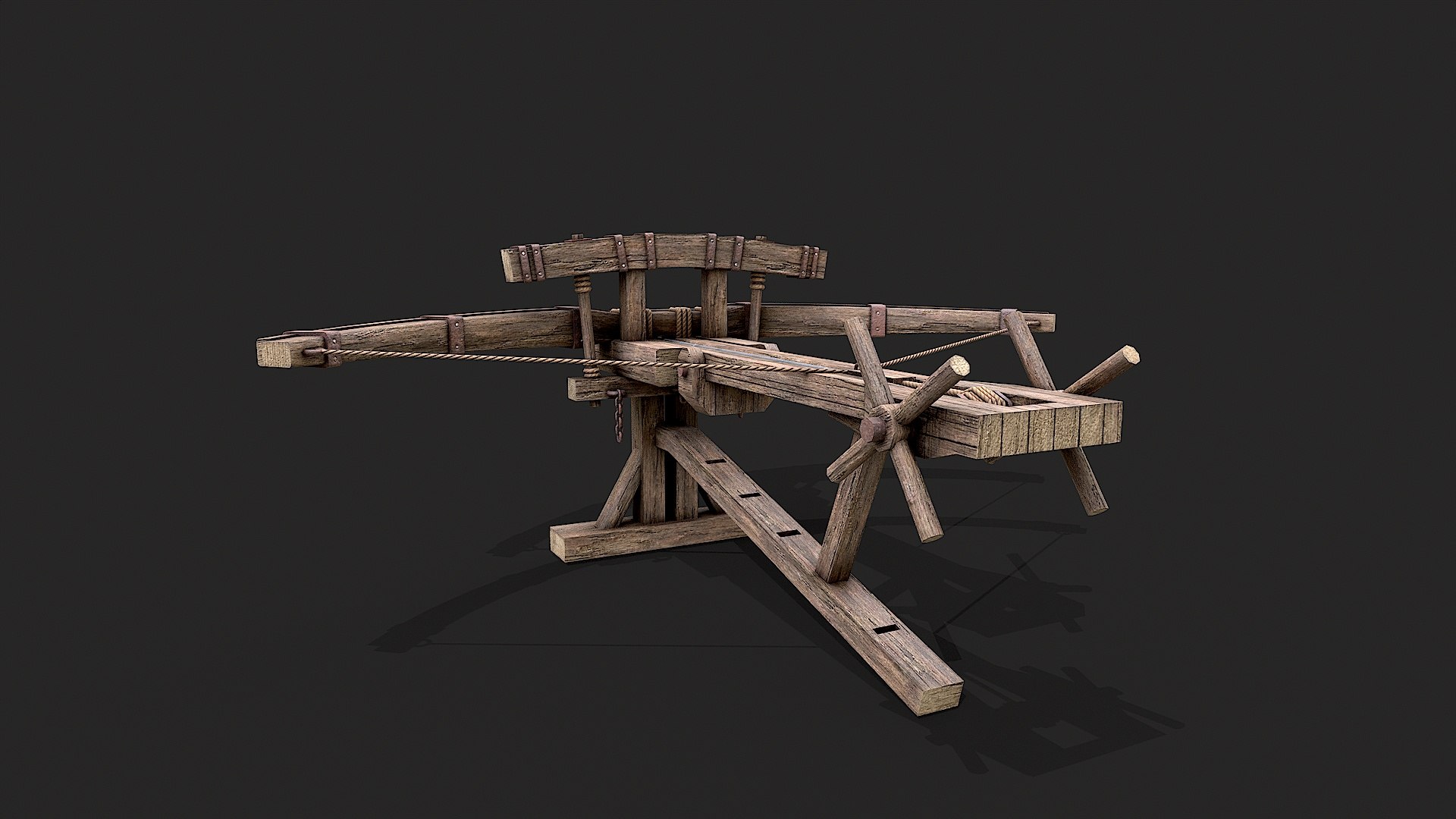 Medieval Siege Ballista Launcher 1 Model - TurboSquid 2359764