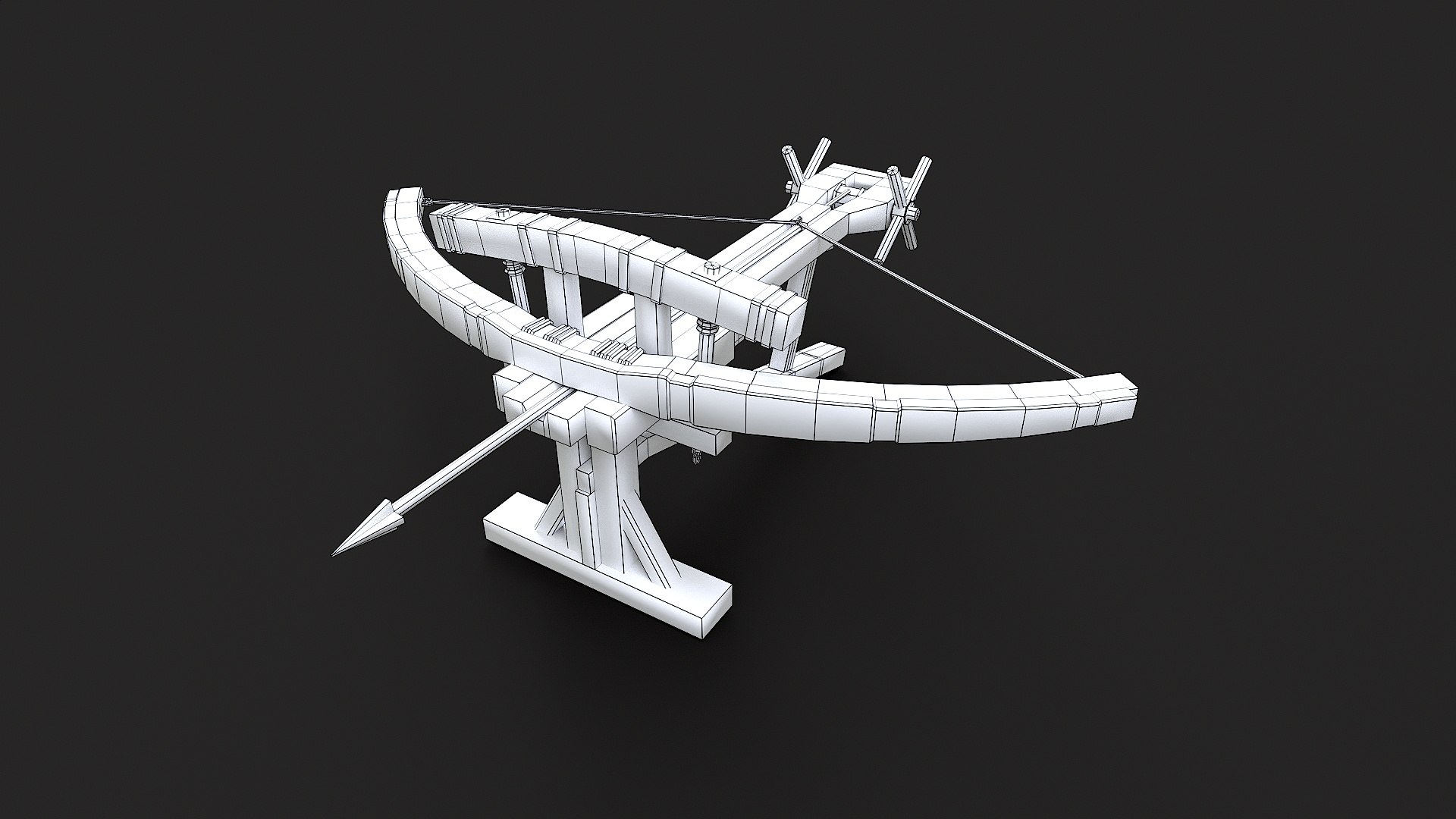 Medieval Siege Ballista Launcher 1 Model - TurboSquid 2359764