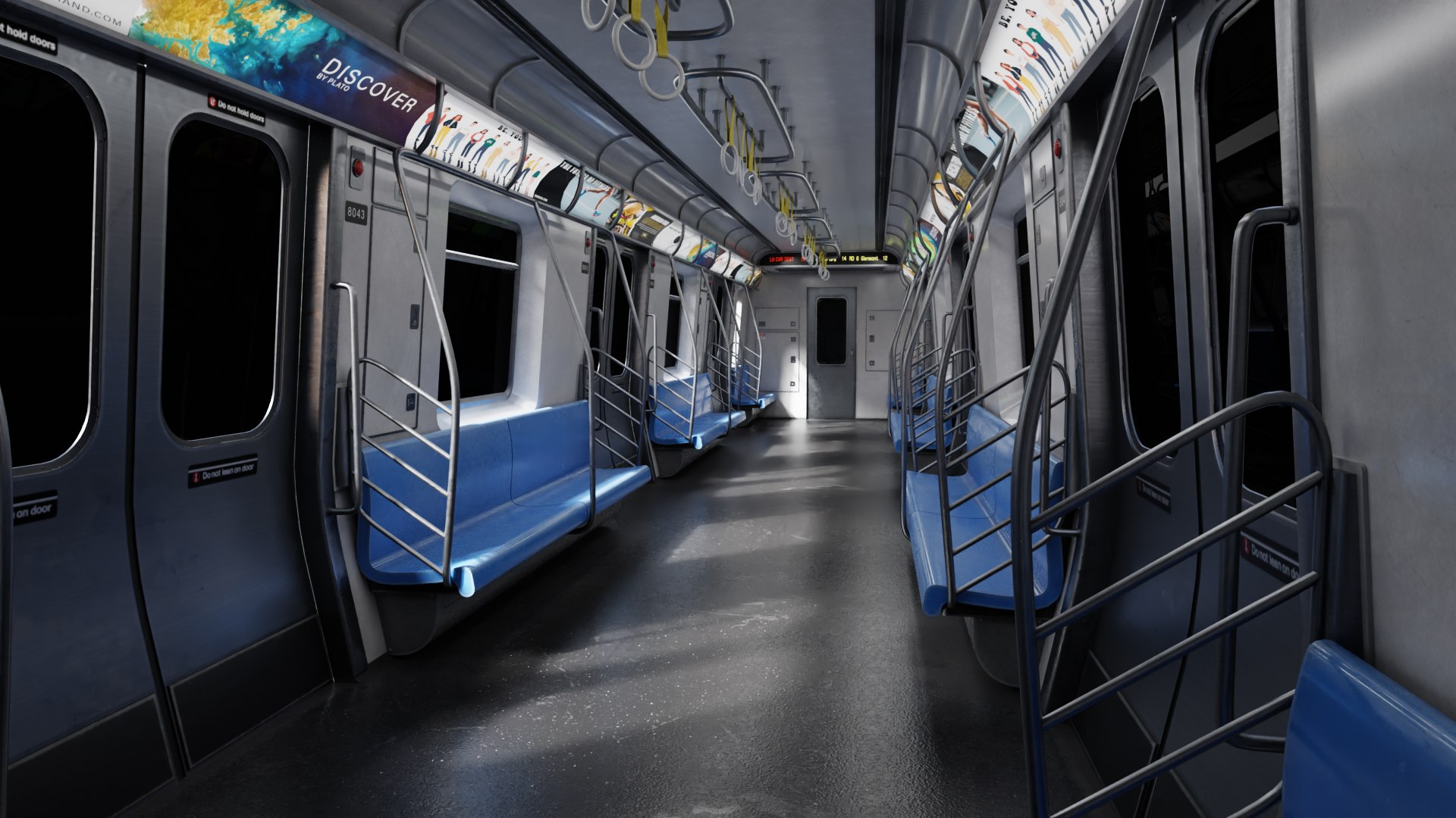 Subway Train Interior 8K and 4K 3D 모델 - TurboSquid 2021066