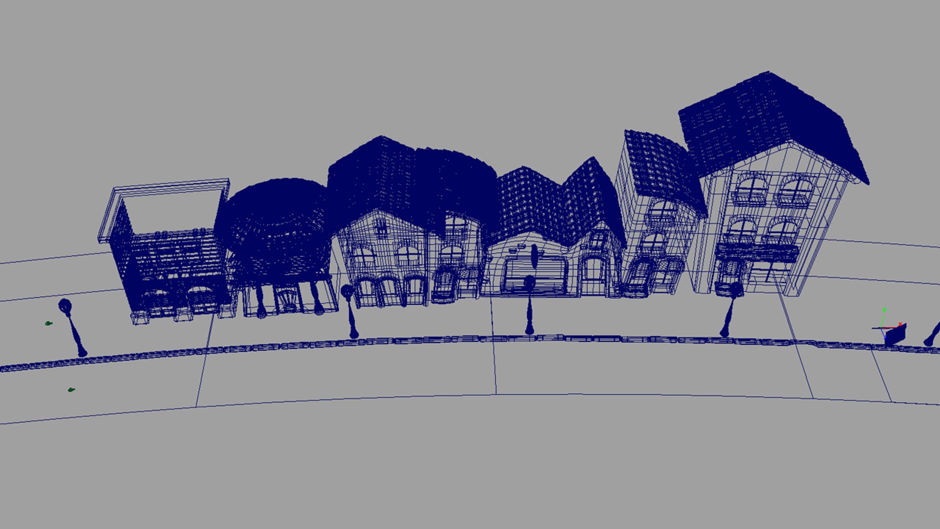 3ds Max Cartoon Street