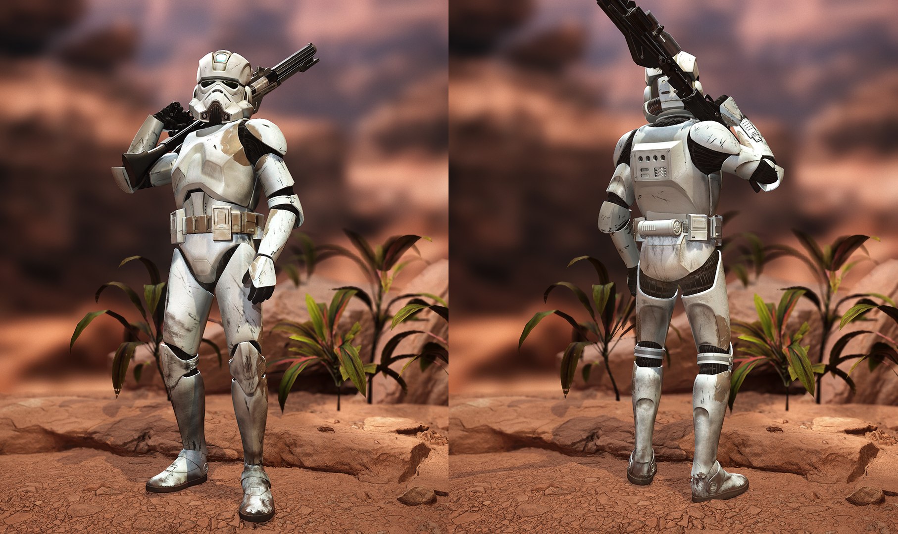 Clone Trooper Phase II Legion Pack 3D Model - TurboSquid 1946937