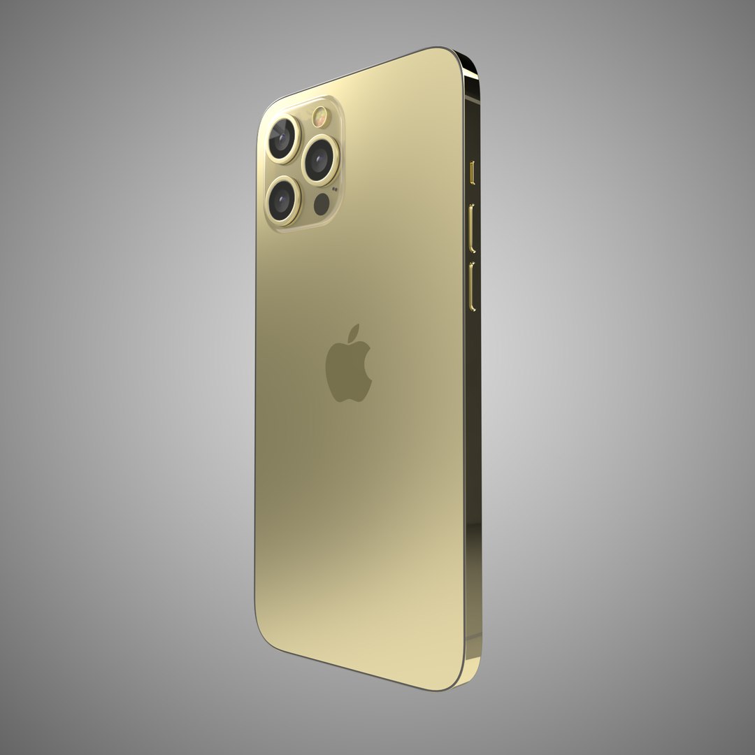 3D iphone 12 pro gold - TurboSquid 1639514