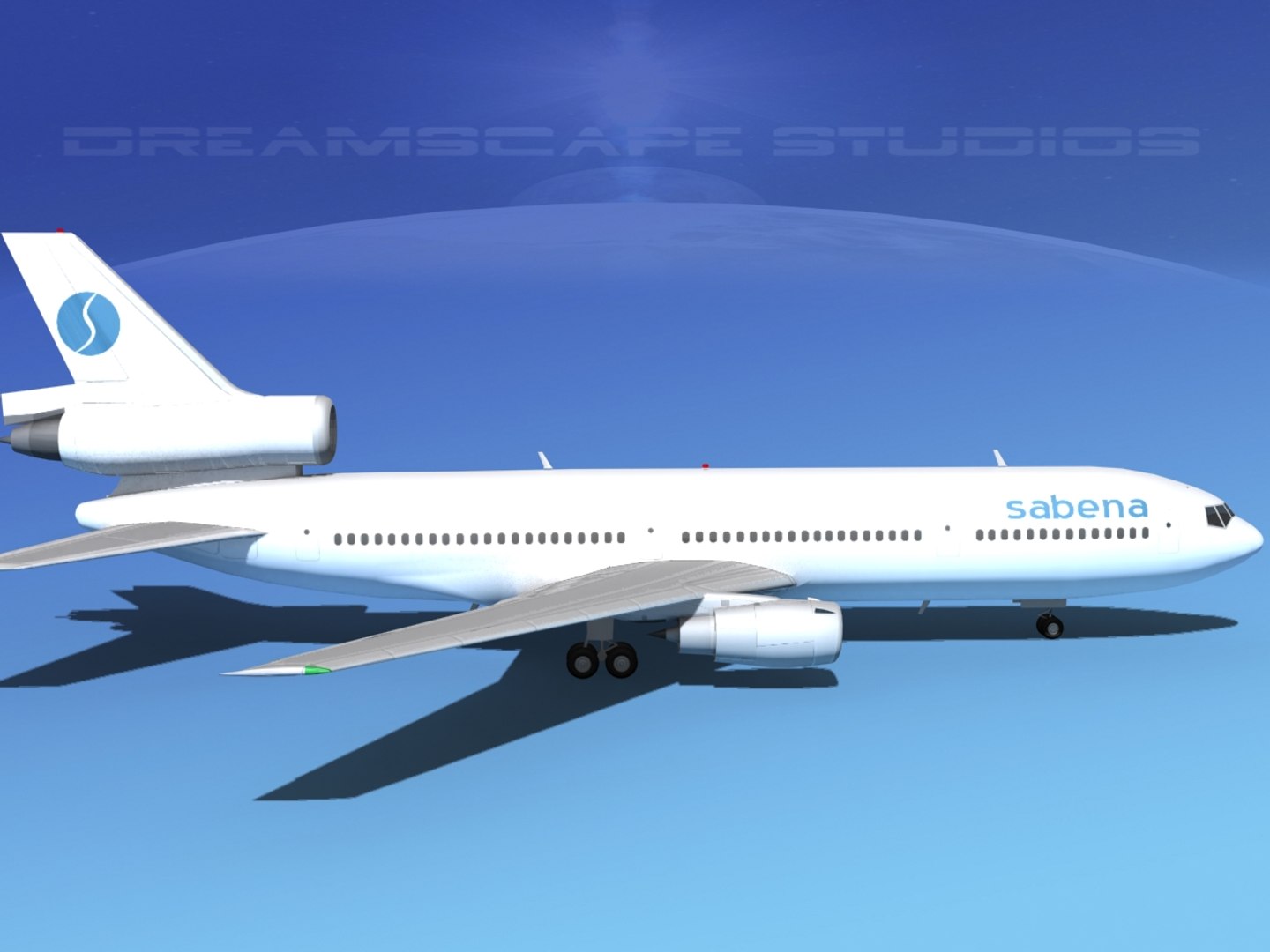 3d model douglas dc-10