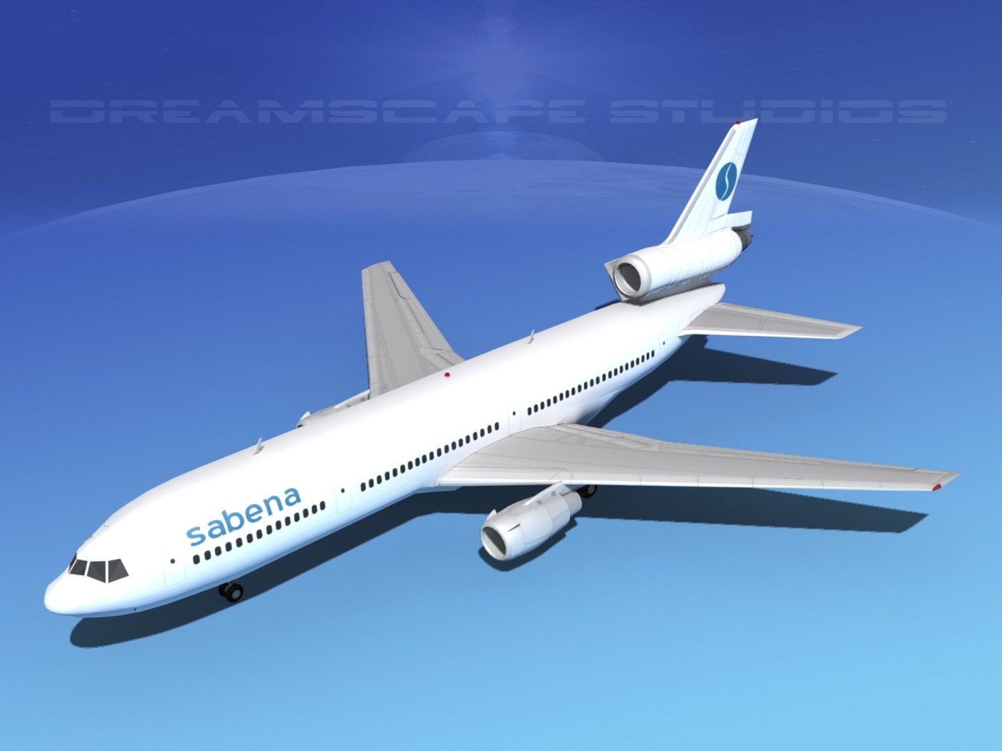 3d model douglas dc-10