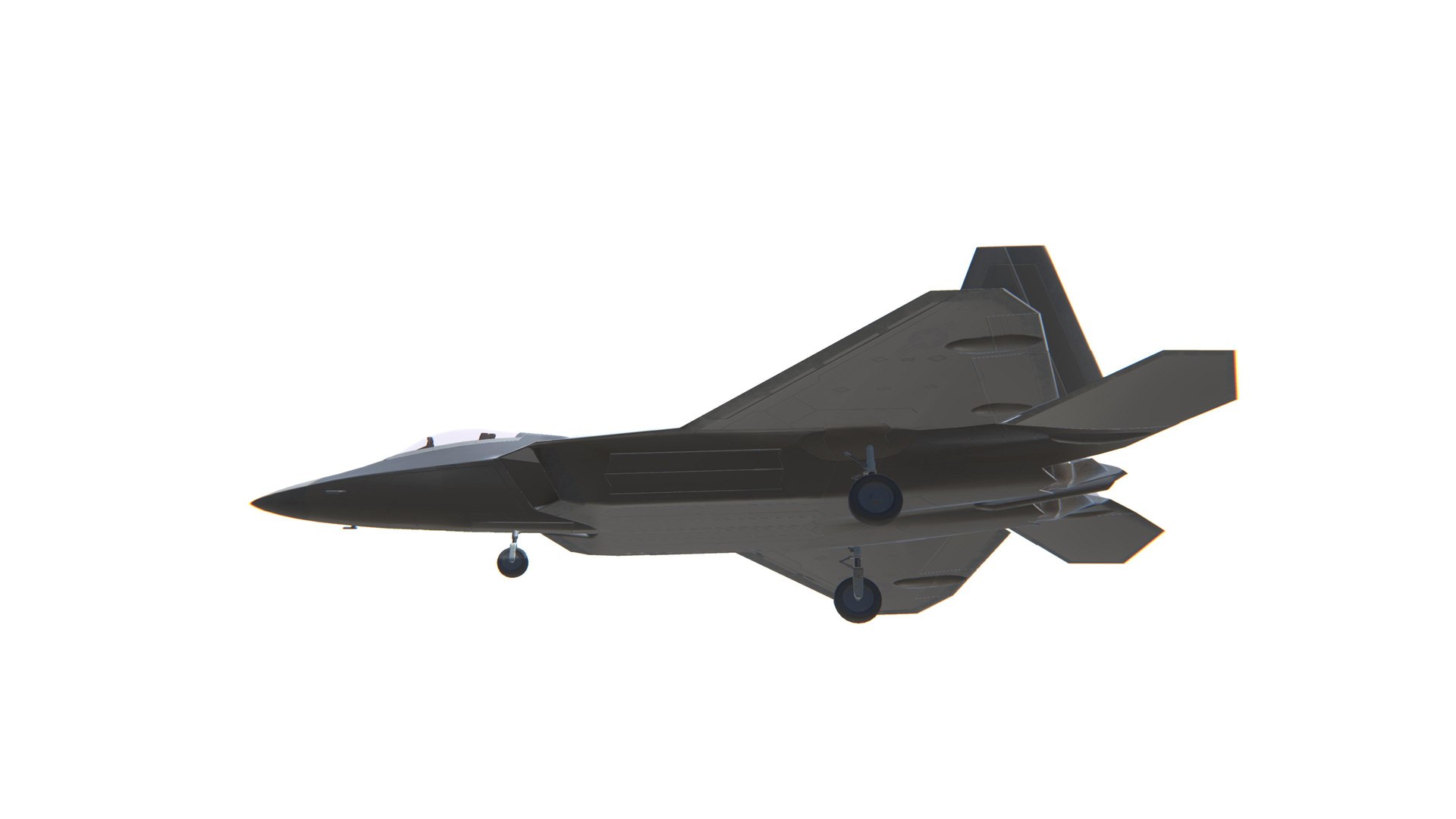 F-22 Raptor Jet Fighter Aircraft Low-poly 3D - TurboSquid 1800249