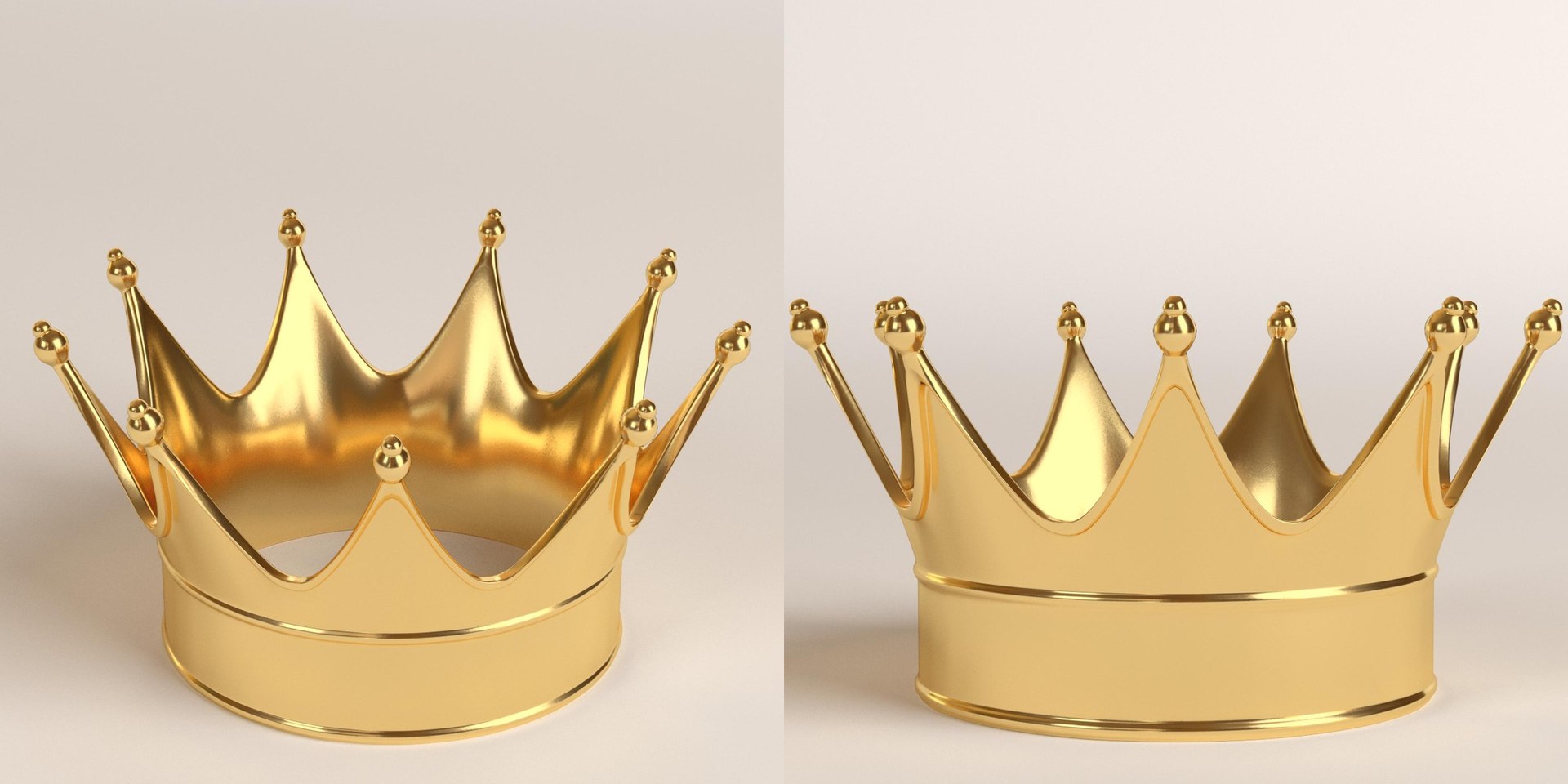 Gold Crown 1 3D Model - TurboSquid 1401334