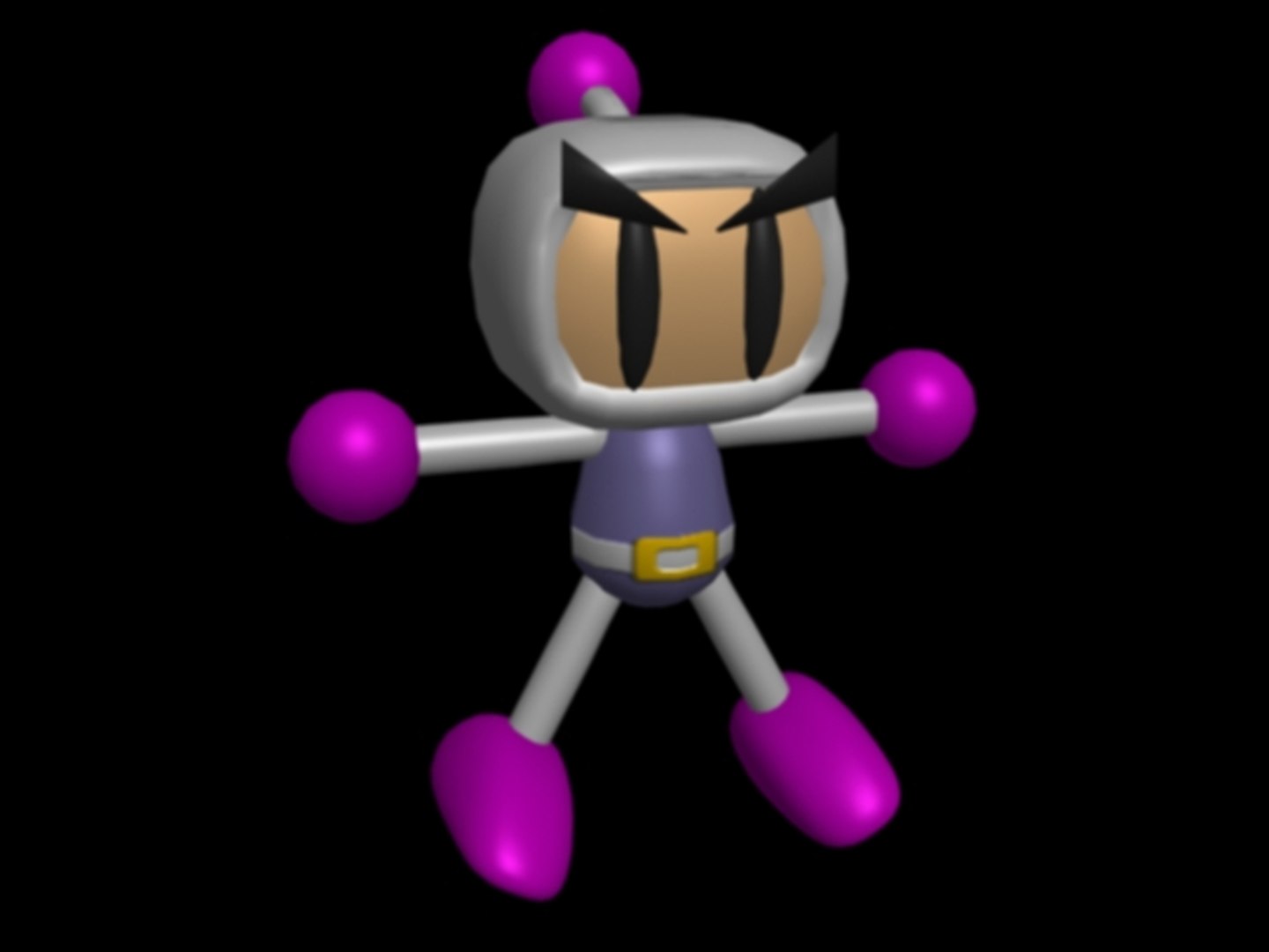 Free Bomber Man Bomberman 3d Model