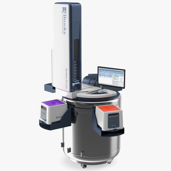 BioStore III Cryo System Automated Storage Rigged 3D model - TurboSquid ...