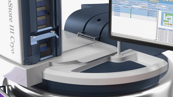 BioStore IIICryoシステム自動化されたストレージが装備されています3Dモデル - TurboSquid 1772663