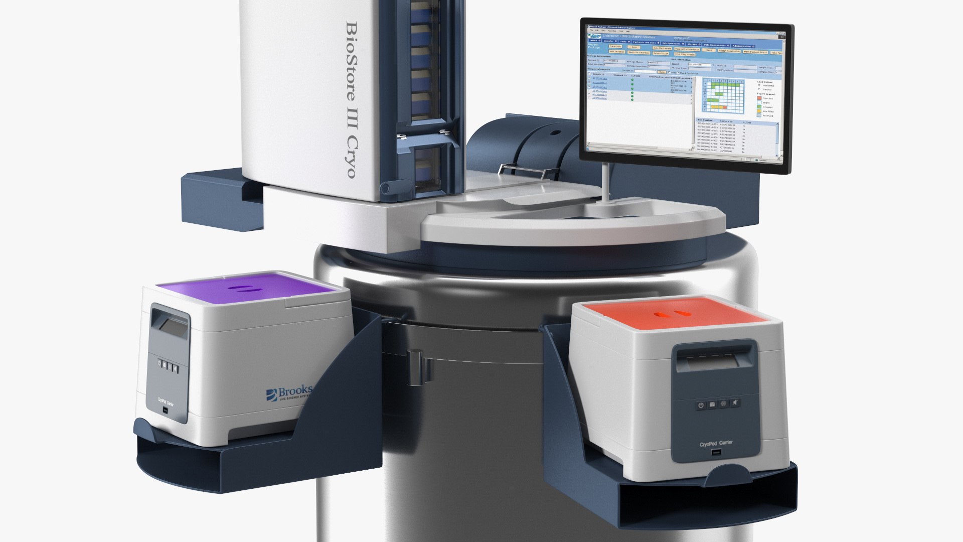 BioStore III Cryo System Automated Storage Rigged 3D Model - TurboSquid ...