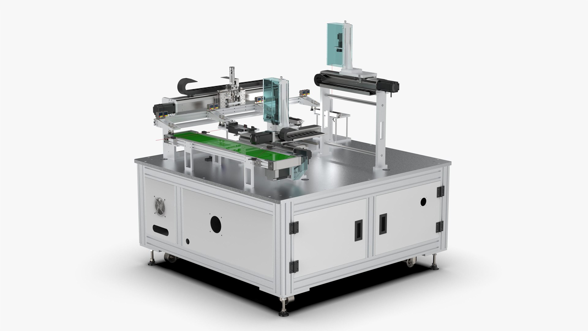 Automatic Power Battery Detection Machine 3D Model - TurboSquid 2212018