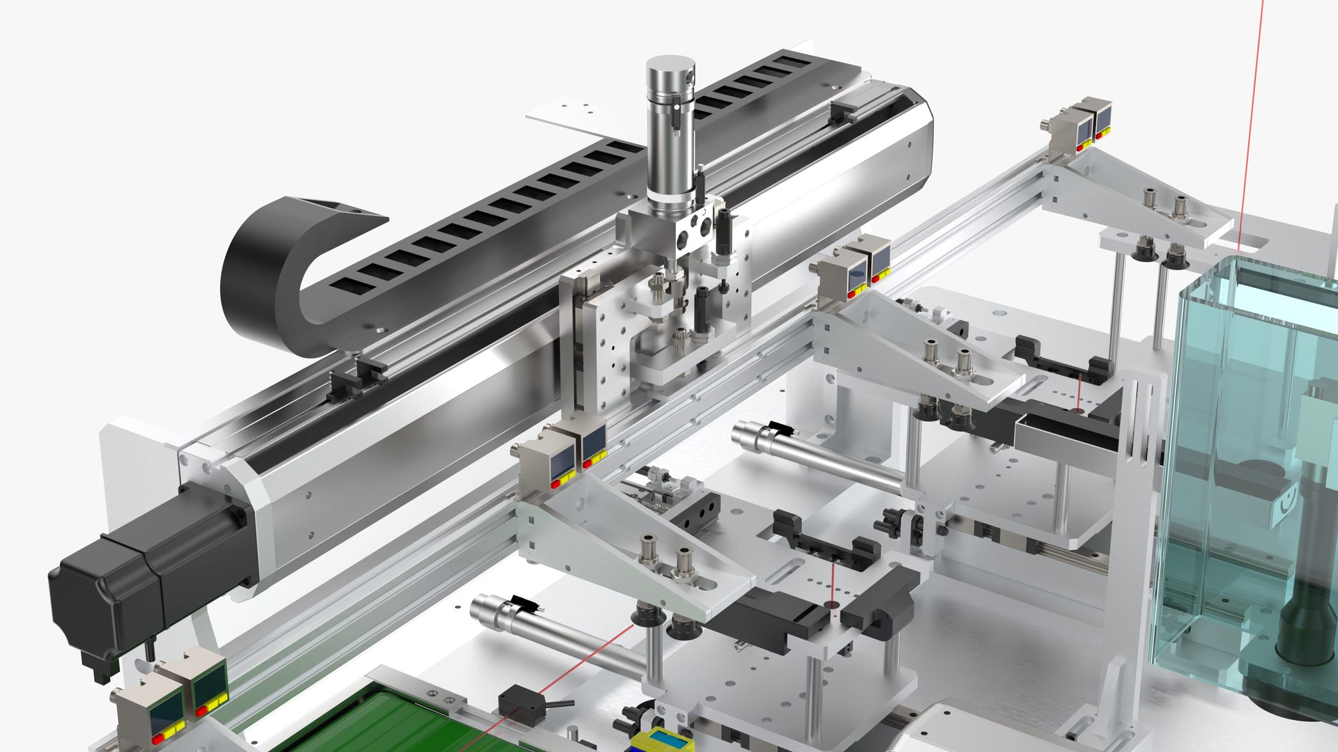 Automatic Power Battery Detection Machine 3D Model - TurboSquid 2212018