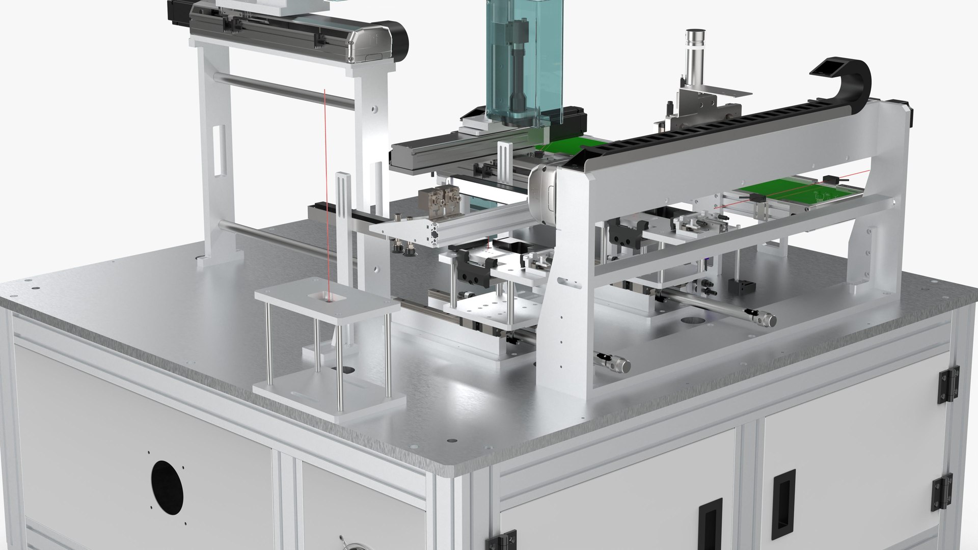 Automatic Power Battery Detection Machine 3D Model - TurboSquid 2212018