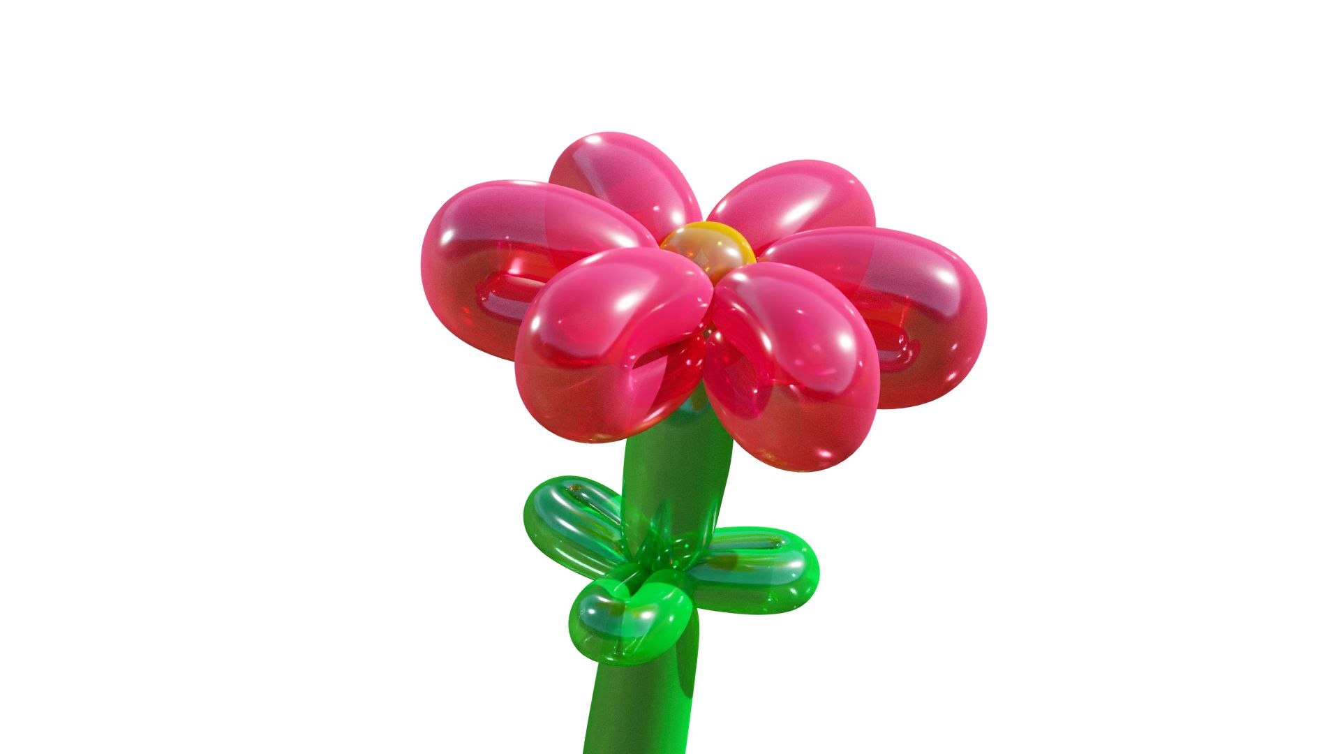 Flower Balloon Model - TurboSquid 2051960