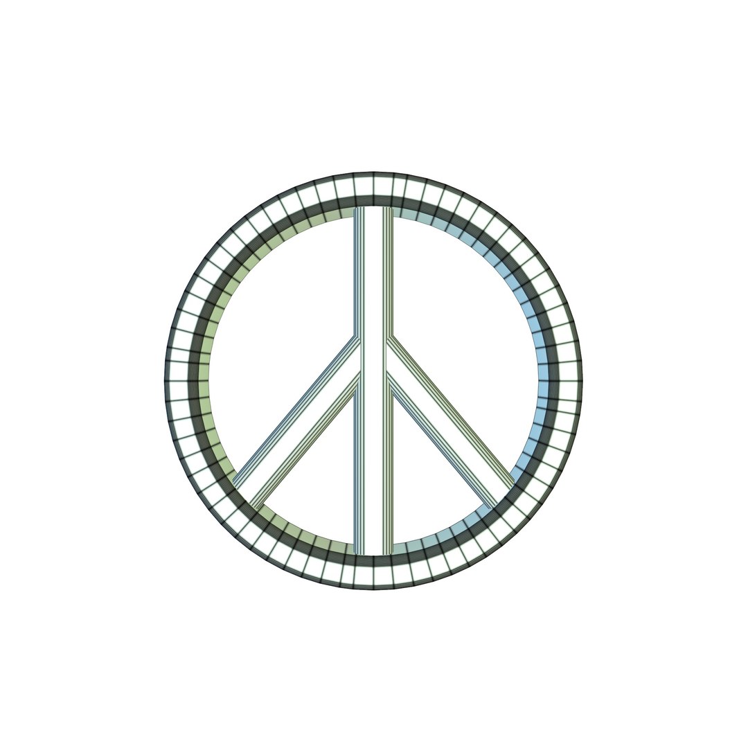 Peace Sign 3d 3ds