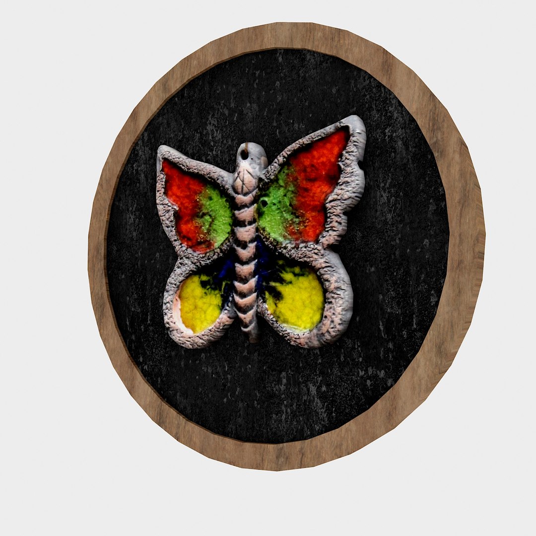 3D butterfly relief painting - TurboSquid 1648209