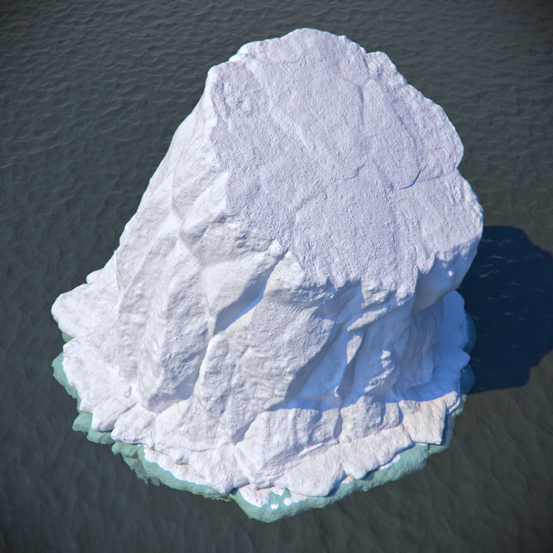 3d ice iceberg berg