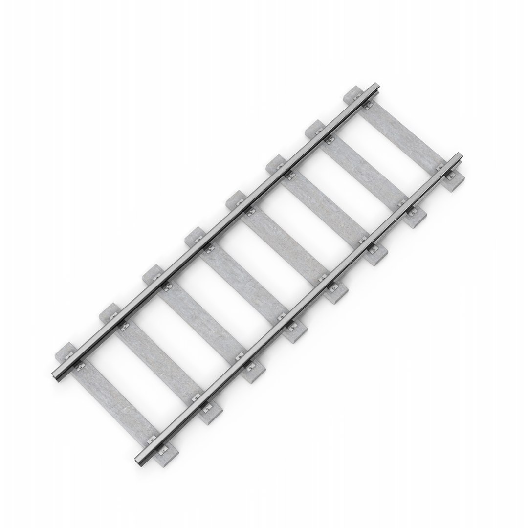 Mine Rails 3D Model - TurboSquid 2308466