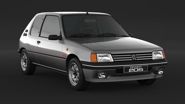 modelo 3d Peugeot 205 XS - TurboSquid 1971027