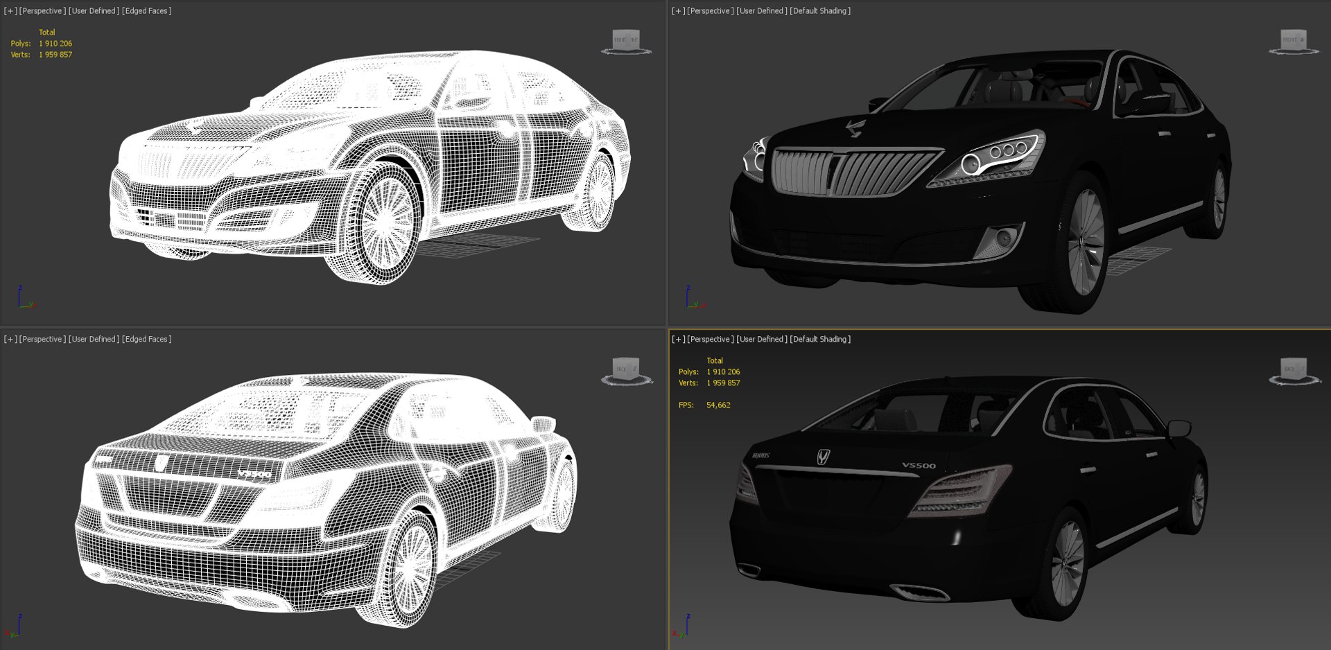 3D Hyundai Equus 2014 Model - TurboSquid 1521975