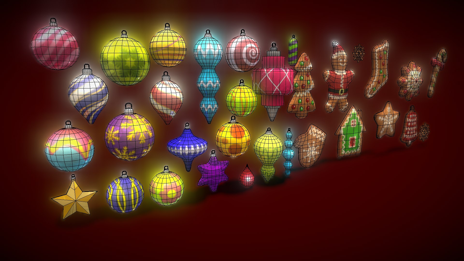 3D Model Christmas Collection - TurboSquid 2136725