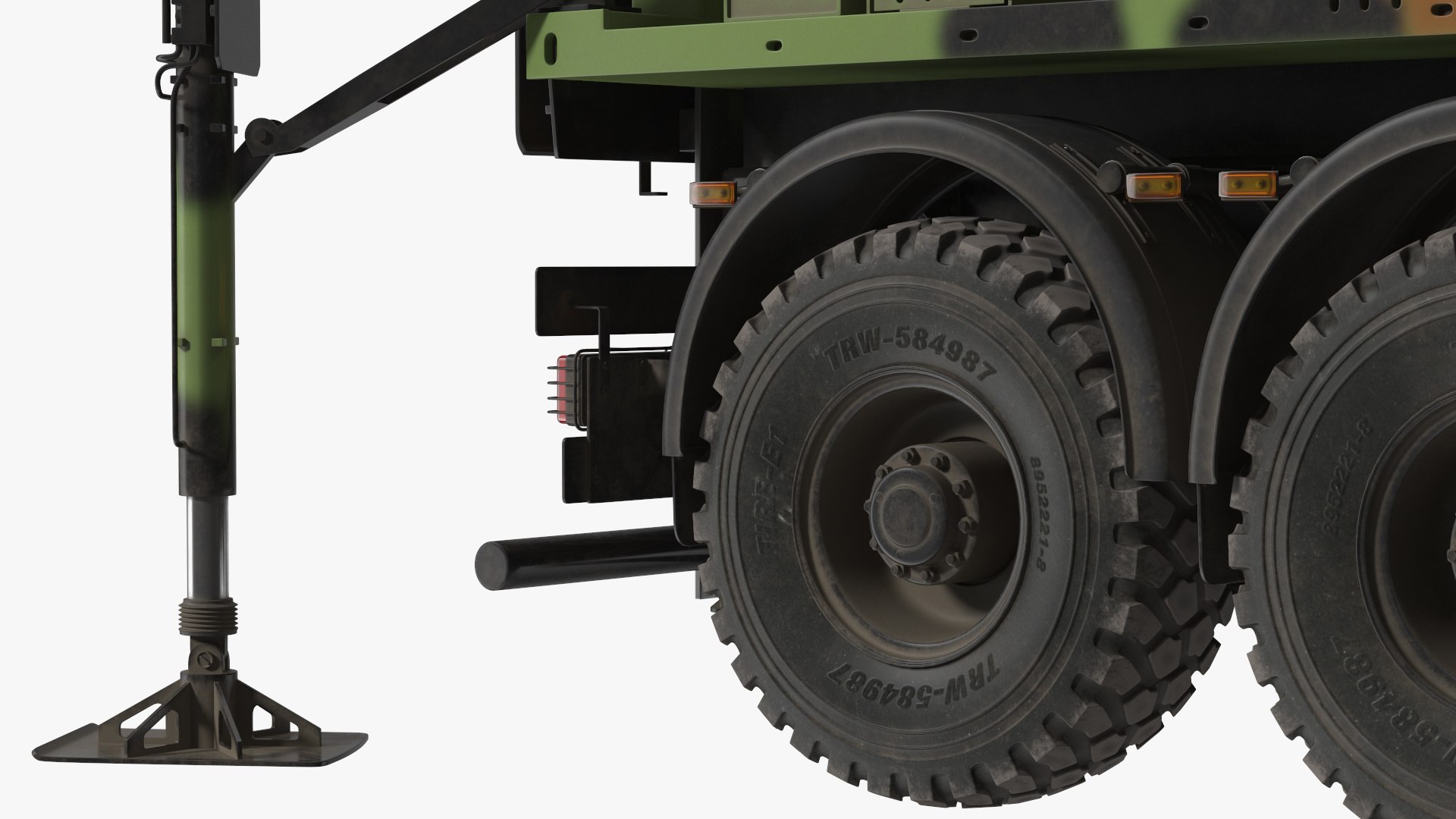 SAMP-T Medium Range Air Defense Missile System Rigged 3D Model ...