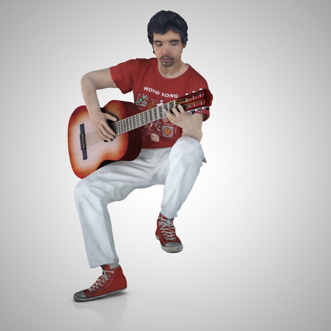 3d model man male human