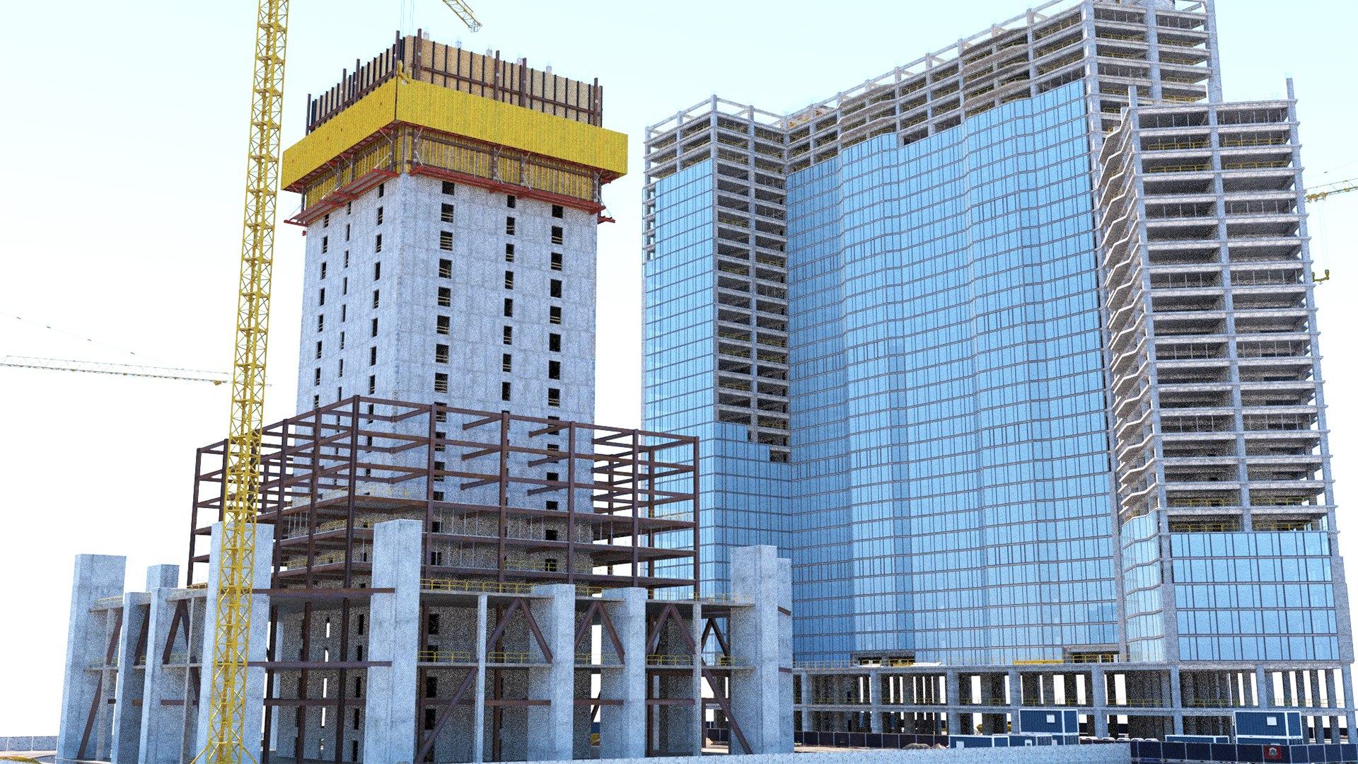 Underconstruction Building 2 3D Model - TurboSquid 2257807