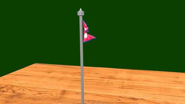 3d model flag animation