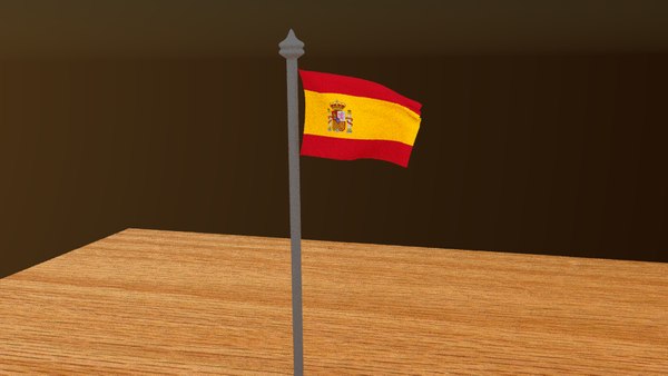 3d model flag animation