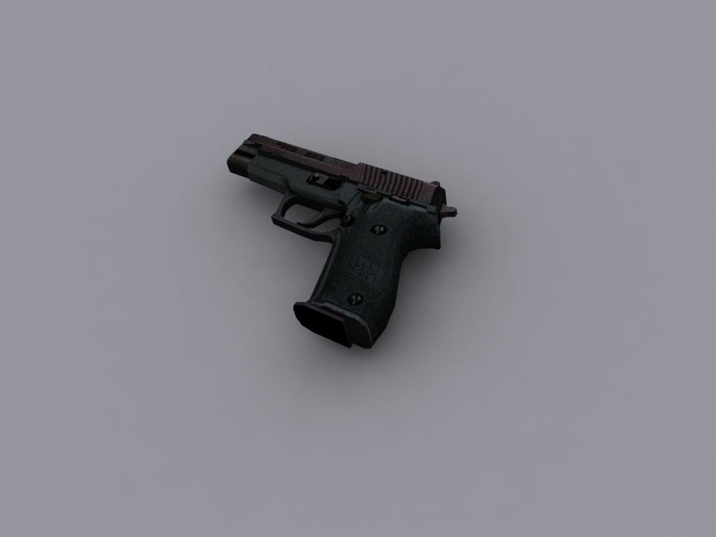 3d P226 Pistol Model