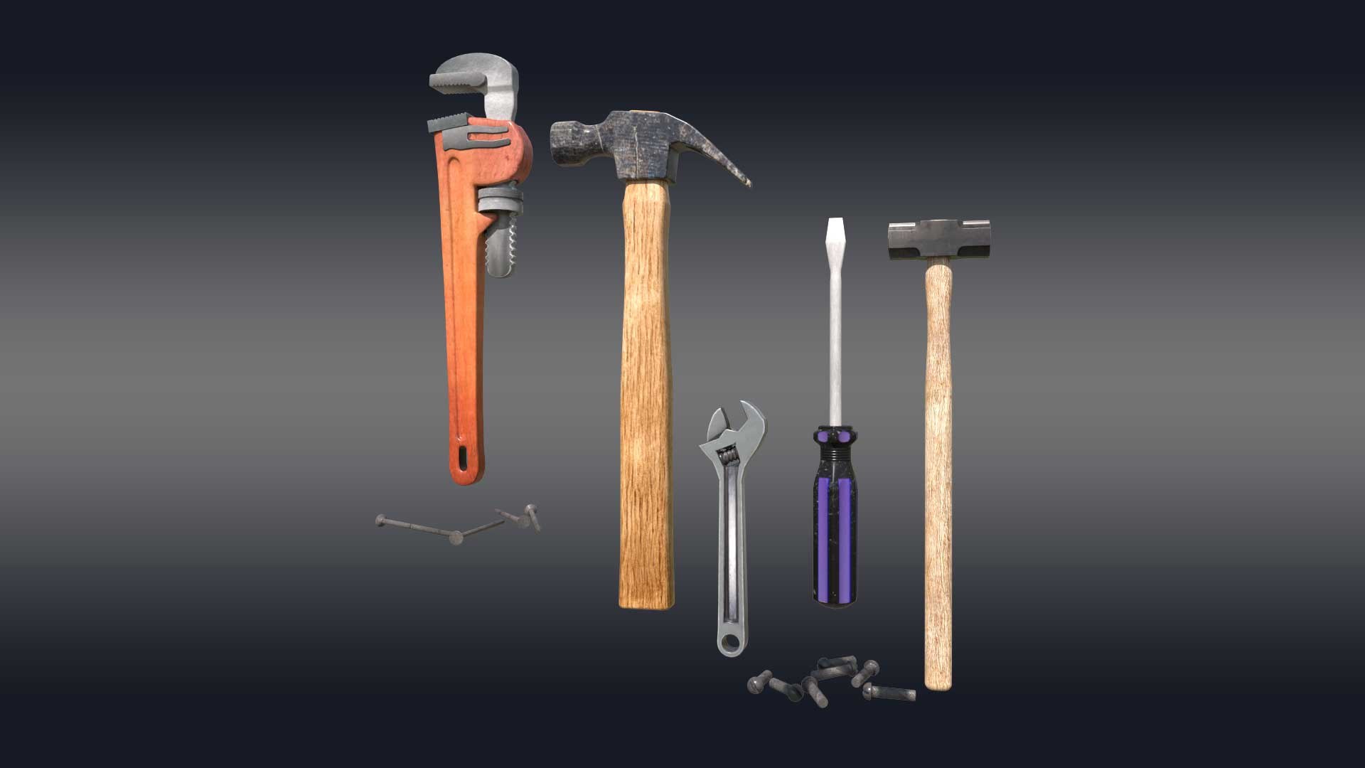 3D Tools Pack Model - TurboSquid 2434447