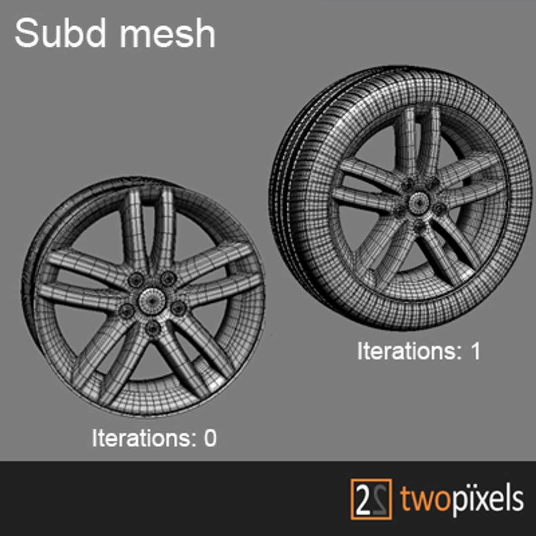 3ds max wheels rims tyres
