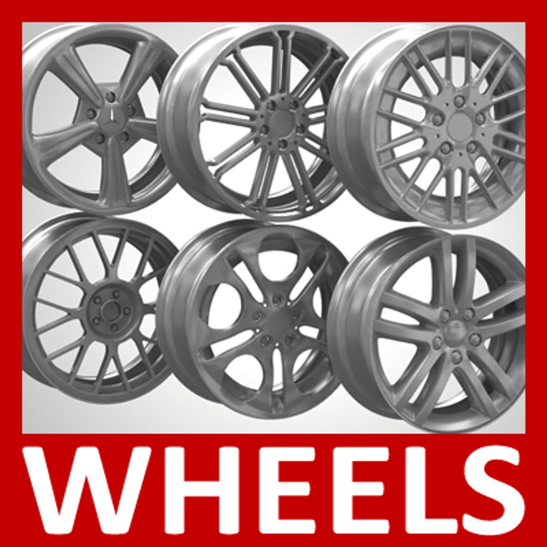 3ds max wheels rims tyres