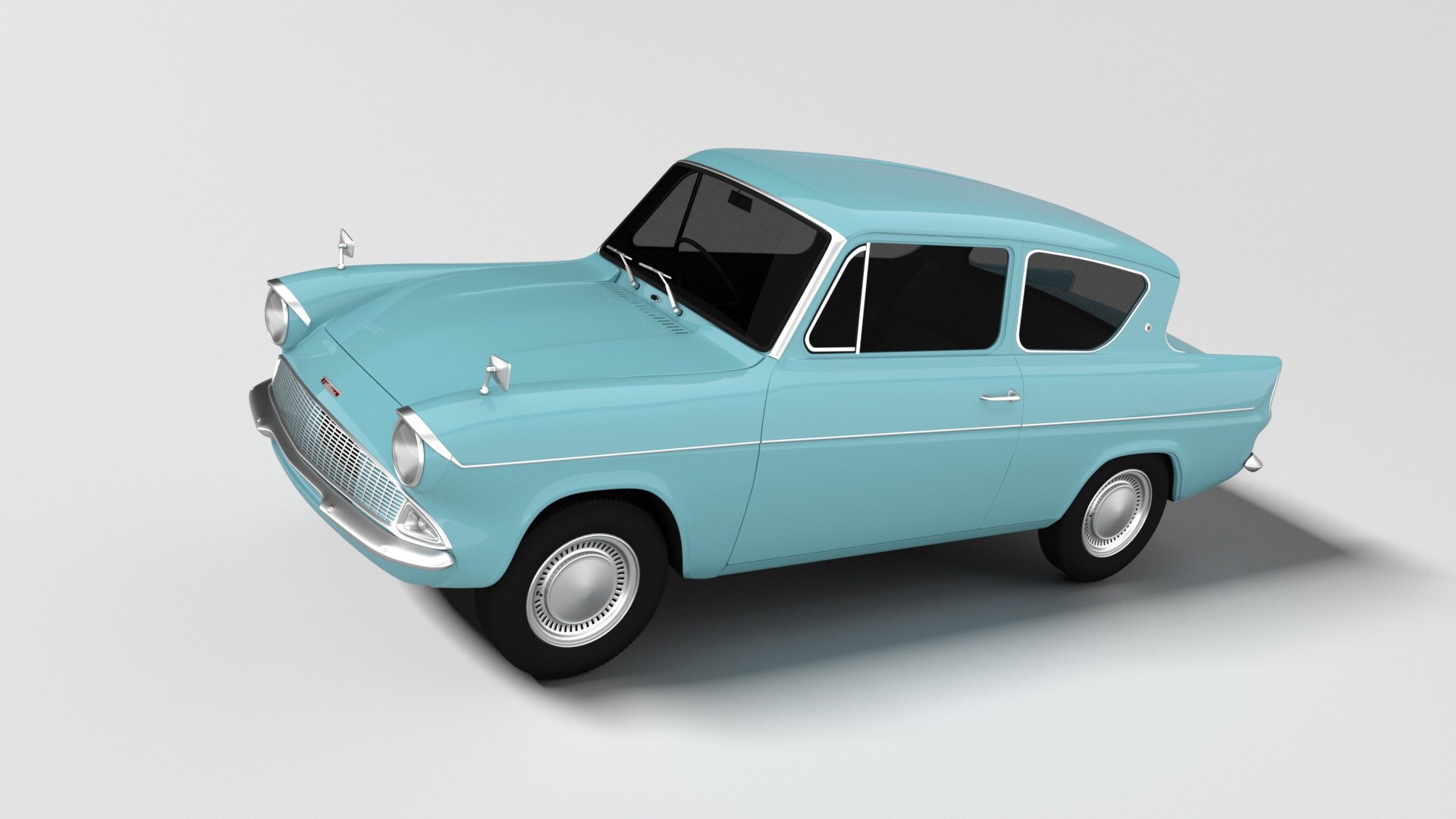 Ford Anglia 105E 3D Model - TurboSquid 2327356