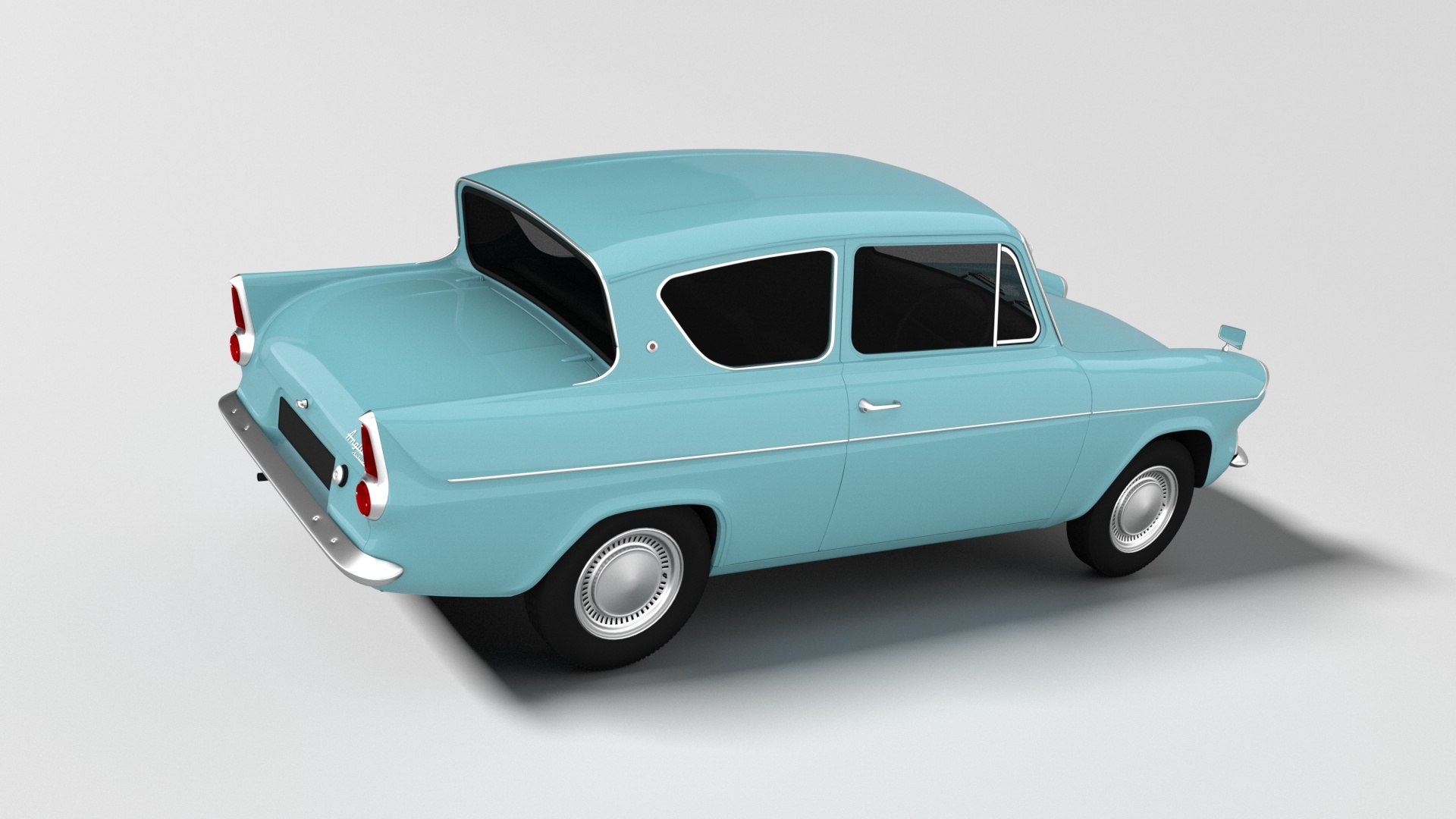 Ford Anglia 105E 3D Model - TurboSquid 2327356