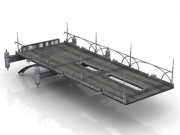 3D landing platform dock building - TurboSquid 1642189