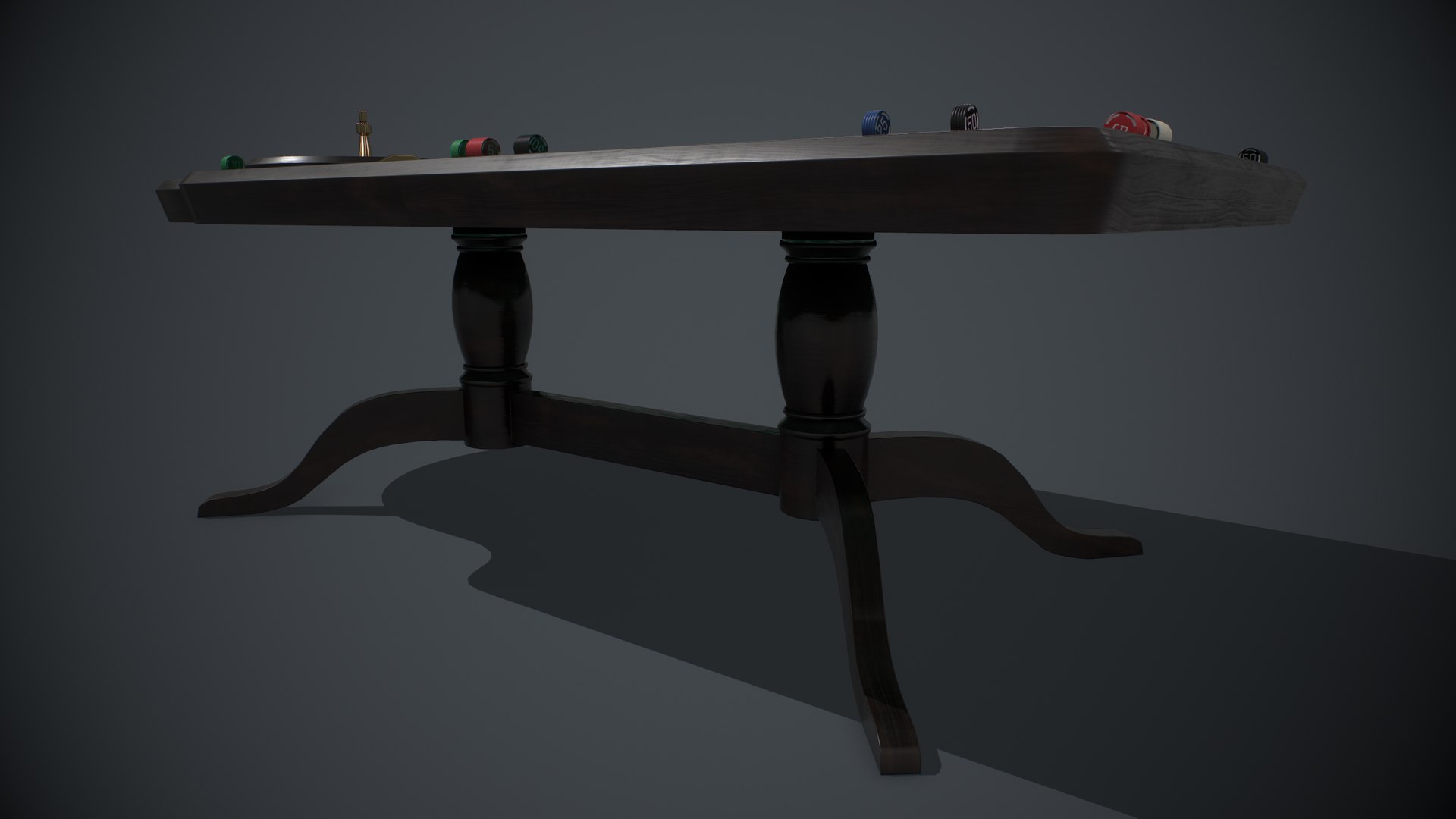 Roulette Table Pbr 3D Model - TurboSquid 1453584