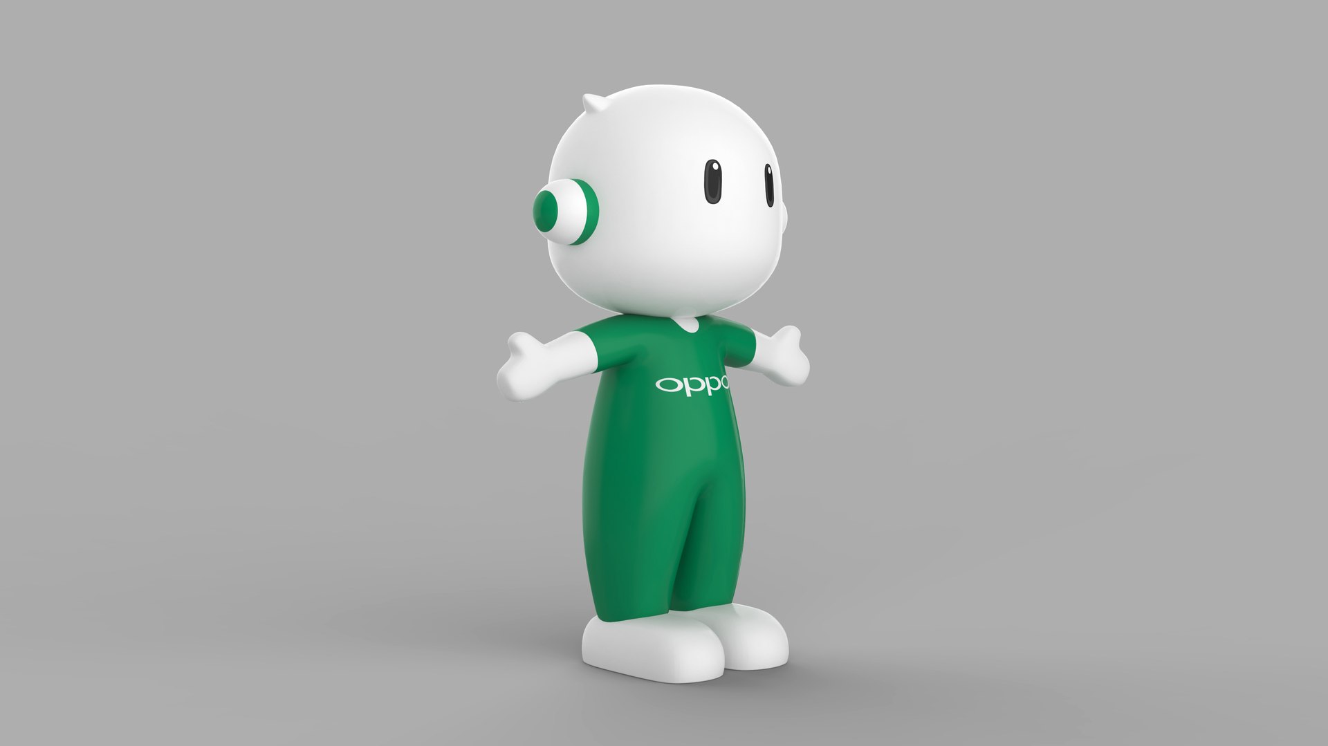 3D Oppo Mascot 3d Model Model - TurboSquid 1727471