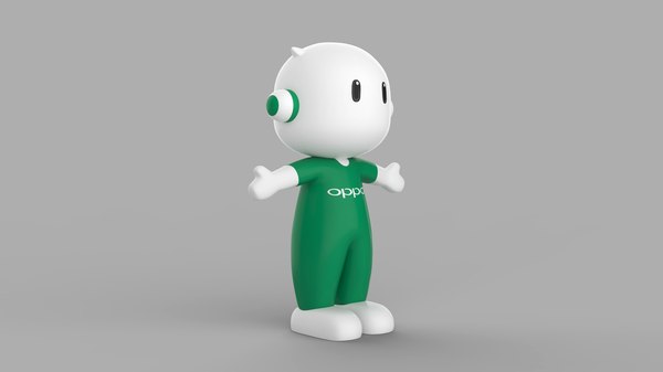 3D Oppo Mascot 3d model model - TurboSquid 1727471