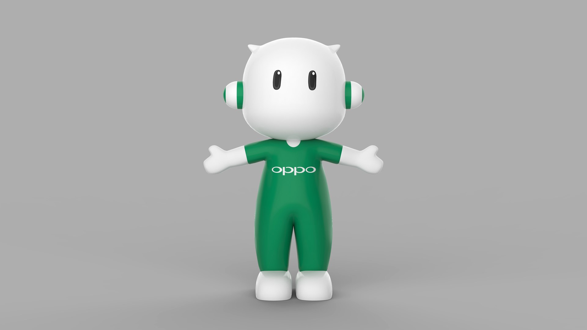 3D Oppo Mascot 3d Model Model - TurboSquid 1727471
