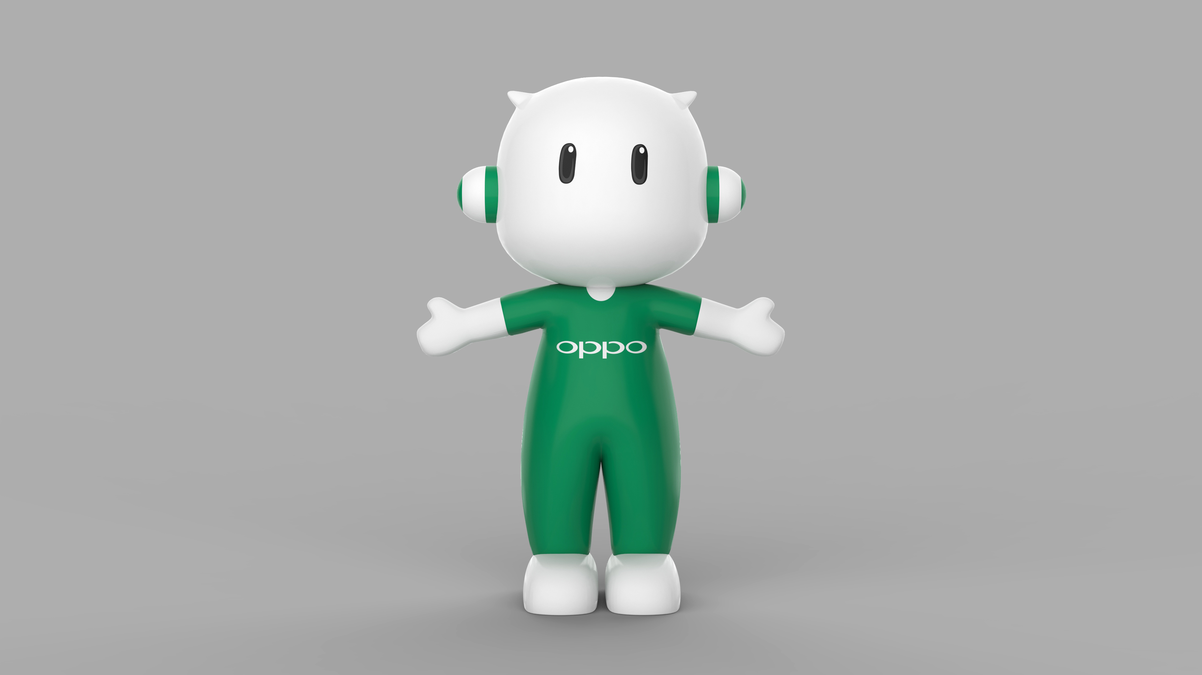 3D Oppo Mascot 3d model model - TurboSquid 1727471