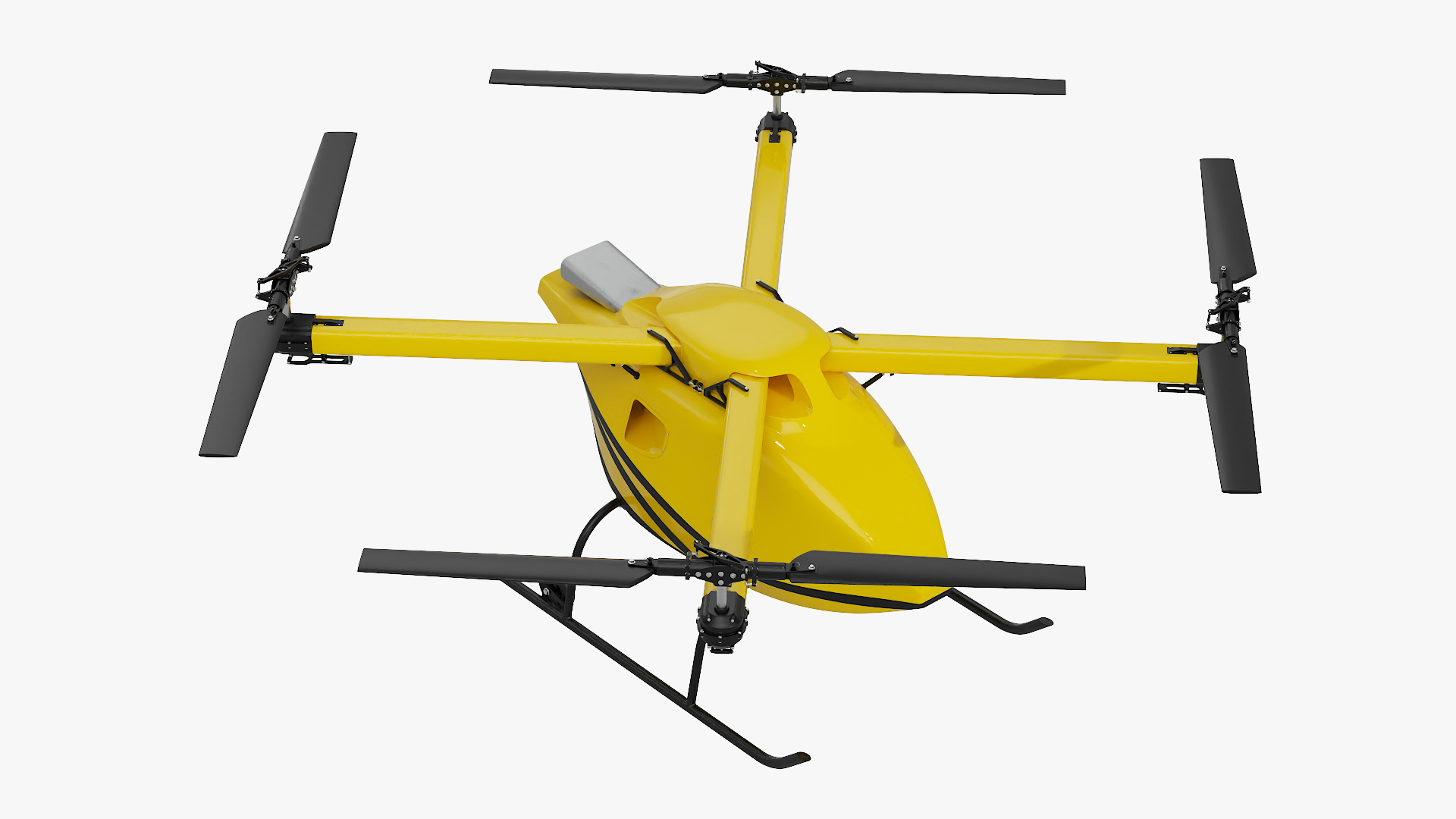 Offshore Cargo Delivery UAV With Hook Rigged 3D Model - TurboSquid 2392306