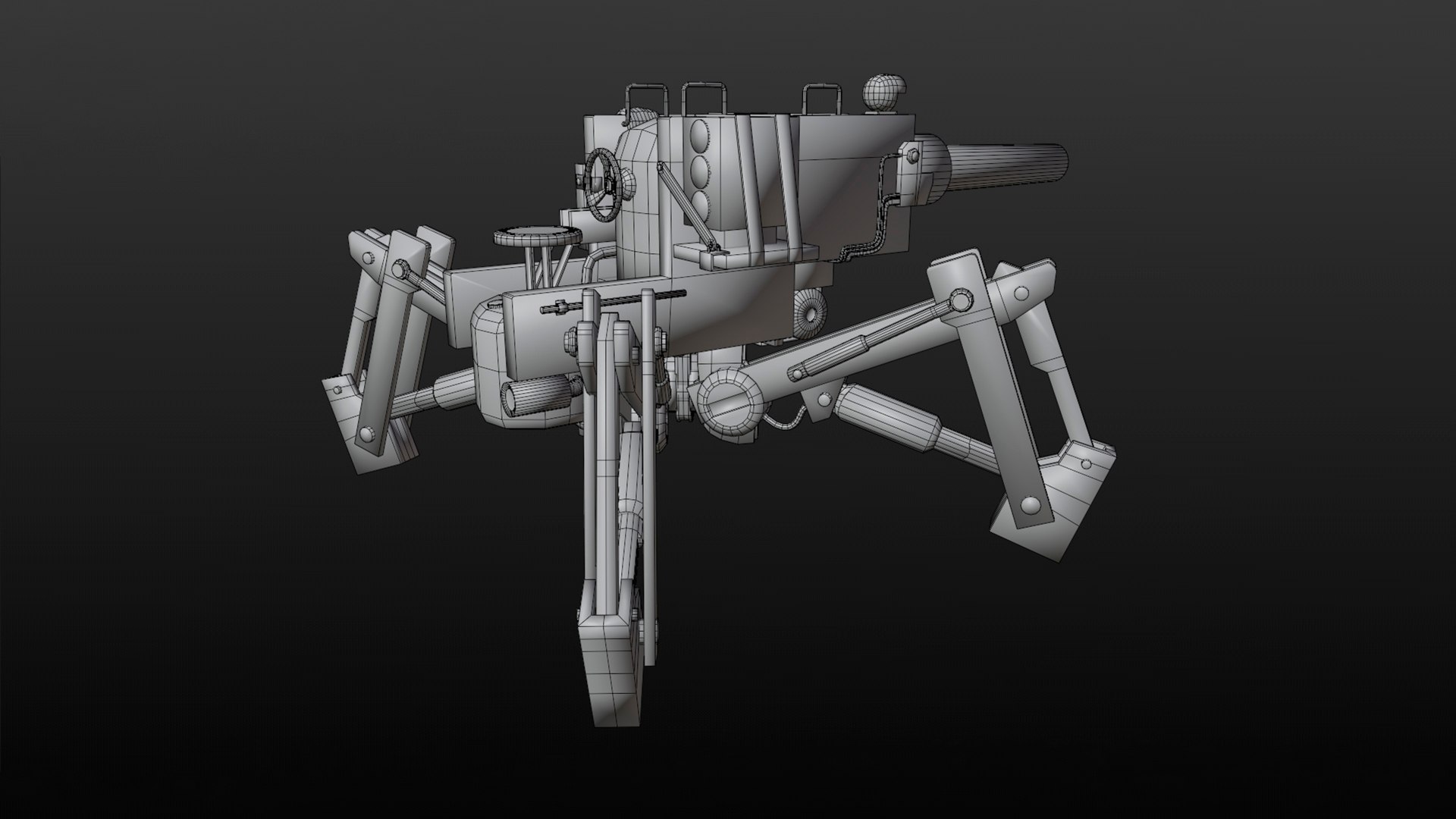 Post Apocalyptic Tank Model - TurboSquid 1746908